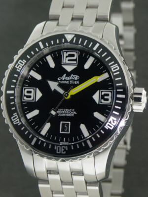 Marine Diver Yellow Hand 210-01 - Arctos Marine Diver wrist watch