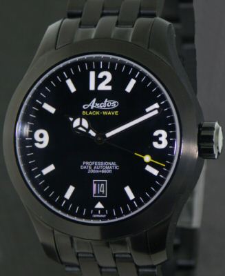 Nato Black-Wave Automatic 120-01 - Arctos Black Wave wrist watch