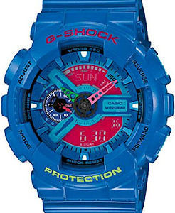 G-Shock 3-D Blue X-Large ga110hc-2a - Casio G-Shock wrist watch
