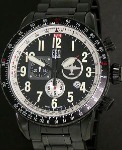 Becon Black Chronograph 07301239 - Esq By Movado Gentlemen wrist watch