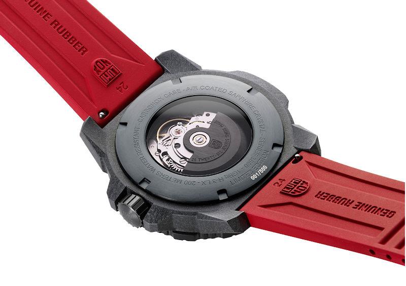 Carbon Seal Red Line Ltd Ed 3876.rb - Luminox Sea Collection wrist watch