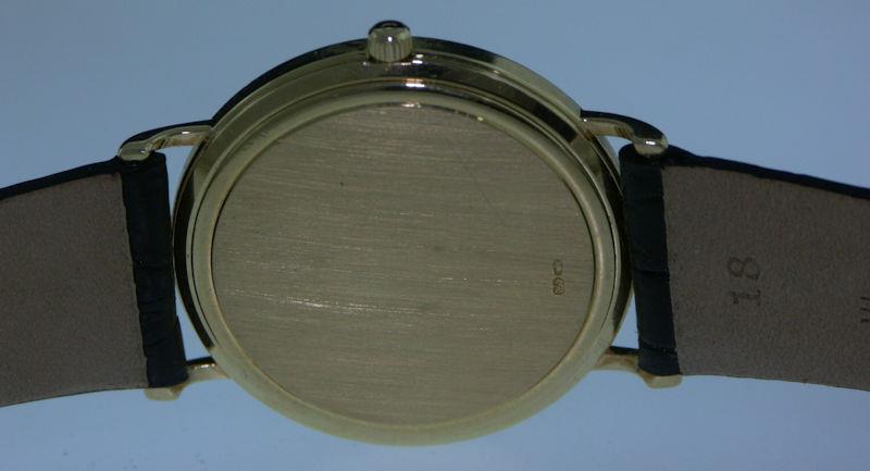 Omega 18kt Gold De Ville Jubilee 7910.11.11 - Pre-Owned Mens Watches