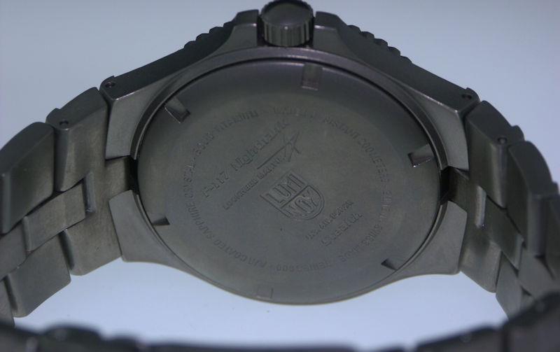 Luminox F-117 Nighthawk All Titanium 900 - Pre-Owned Mens Watches