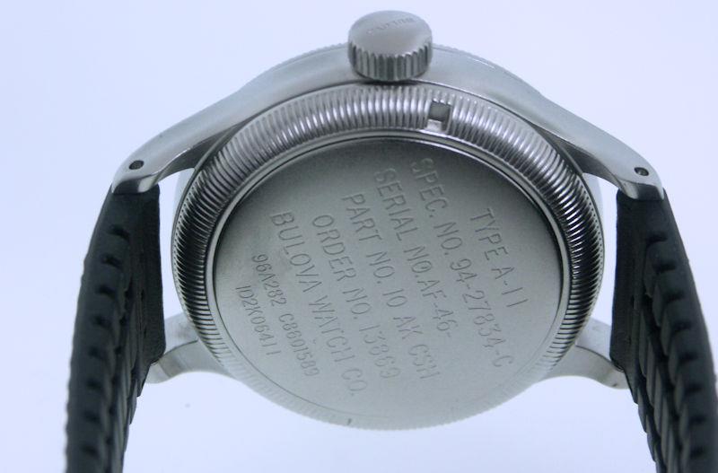 Bulova Type A-11 Ww2 Style 37mm 96a282 - Pre-Owned Mens Watches