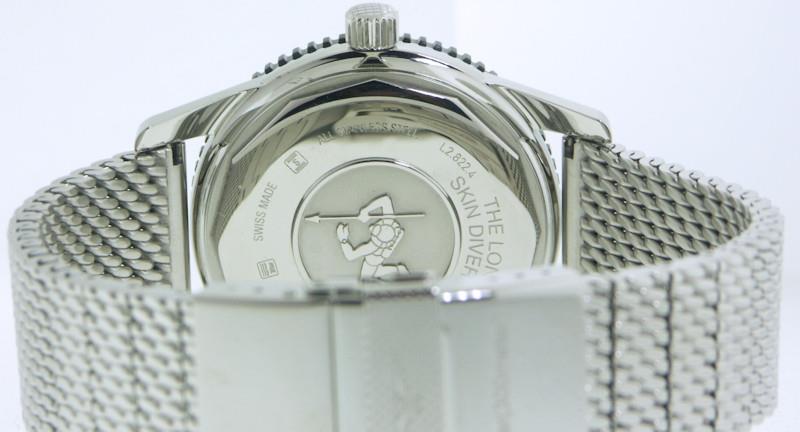 Longines Heritage Skin Diver Black l2.822.4.56.6 - Pre-Owned Mens Watches