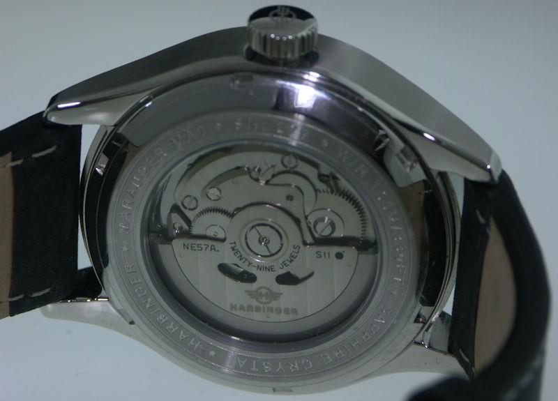 Harbinger Marauder Coal 42mm Automatic ma1 - Pre-Owned Mens Watches
