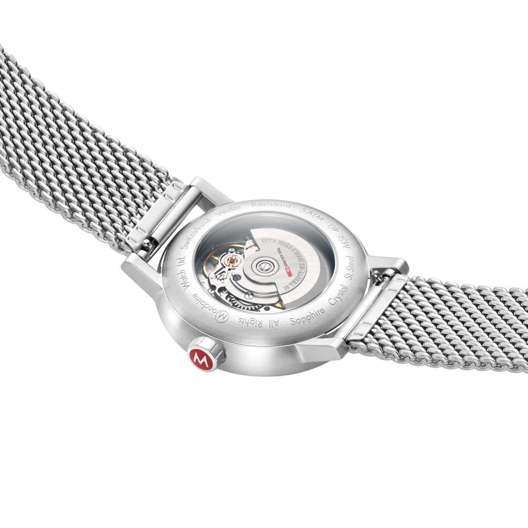 Evo2 40mm Automatic White mse.40610.sm - Mondaine Railways Watch wrist ...