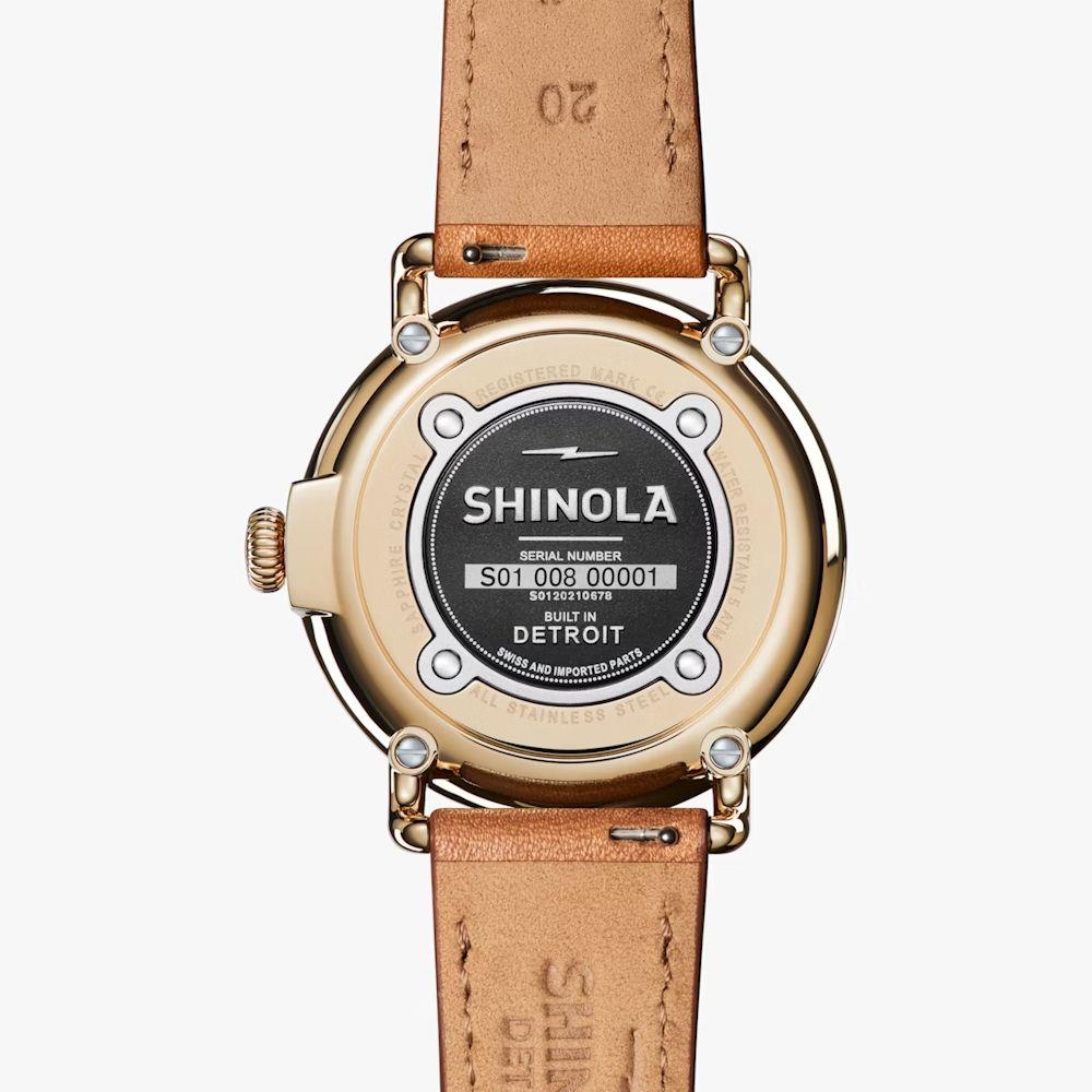 Runwell 41mm Gold Tone Mop s0120210678 - Shinola Runwell wrist watch