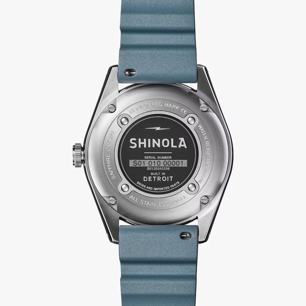 Duck 42mm Blue/Grey/Yellow/Red s0120242336 - Shinola Duck wrist watch