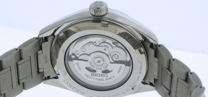 Seiko Presage Titanium Black Dial sarx057 - Pre-Owned Mens Watches