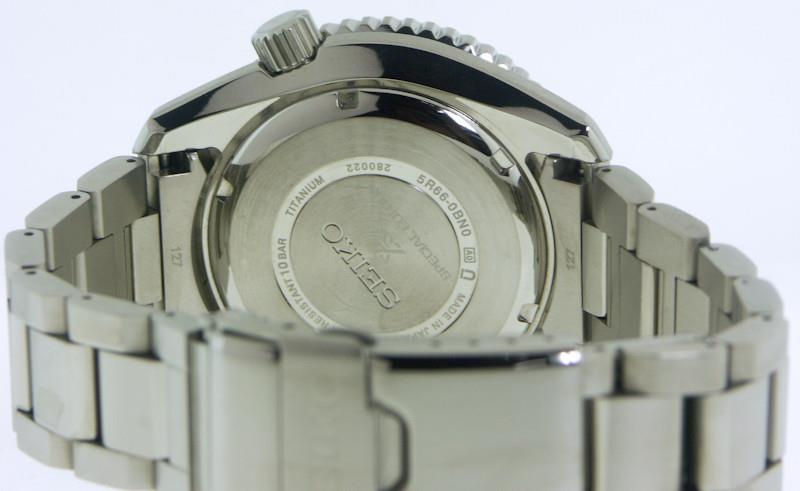 Seiko Titanium Gmt Spring Drive Moon snr051 - Pre-Owned Mens Watches