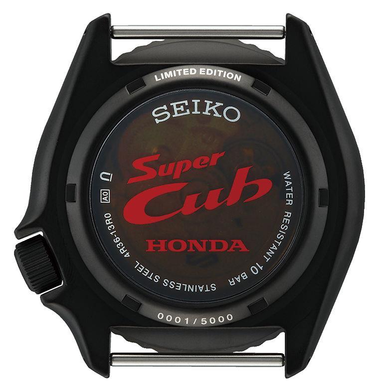 Honda Supercub Black Ltd Ed srpj75 - Seiko Core Seiko 5 wrist watch