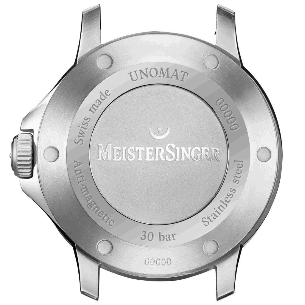 Unomat Sunburst Medium Blue un918 - Meistersinger Single-Hand wrist watch