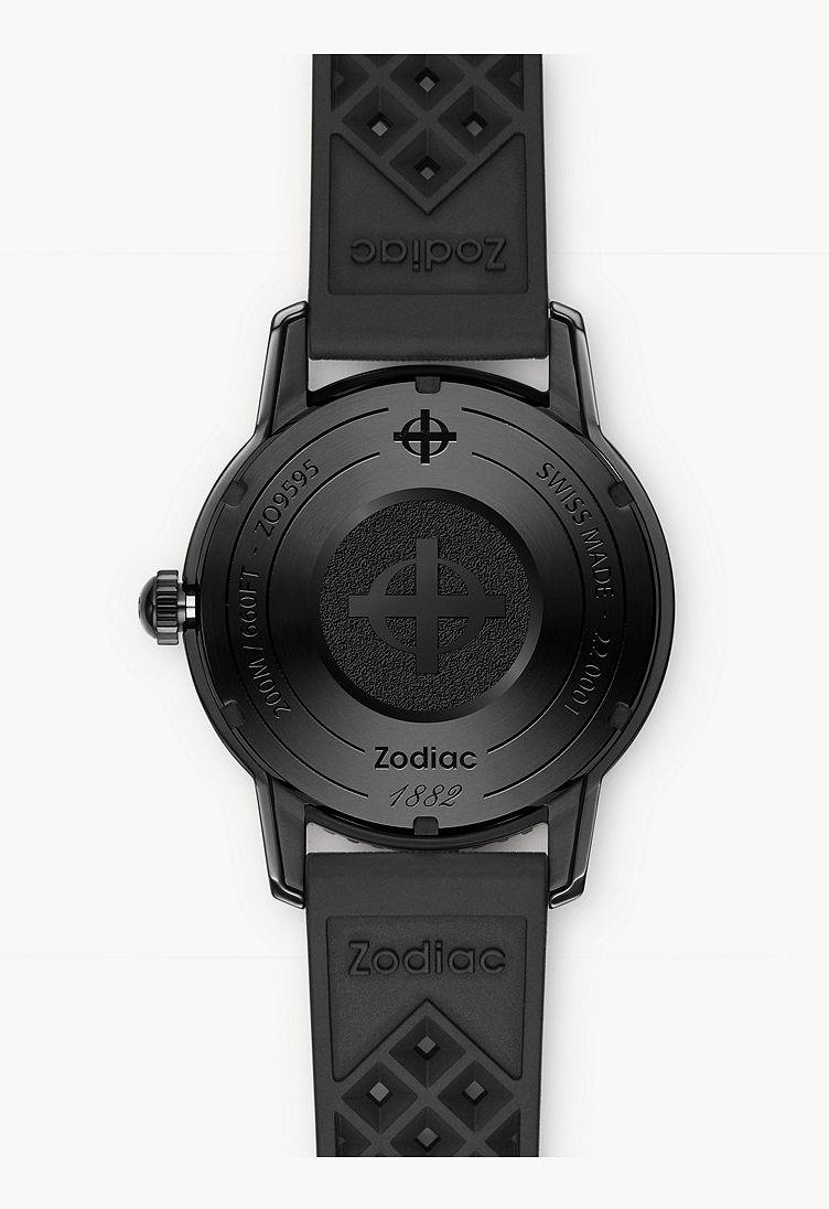 Black Ceramic Midnight Blue zo9595 - Zodiac Super Sea Wolf wrist watch