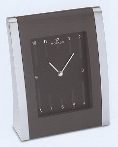 Black Elyptical Clock tsi-177-m - Movado Desk Clocks clock