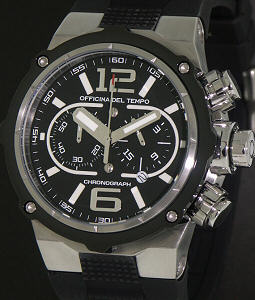 Power Lumicron Black Rubber 103011n - Officina Del Tempo Power wrist watch