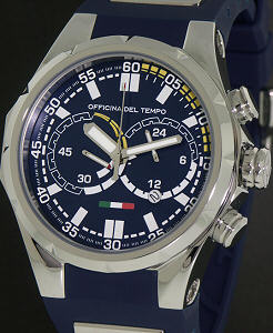 Sail Lumicron Blue Rubber 102911b - Officina Del Tempo Sail wrist watch