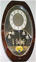 Rhythm Rising Ringers 4mh687 - Rhythm Sound & Motion clock